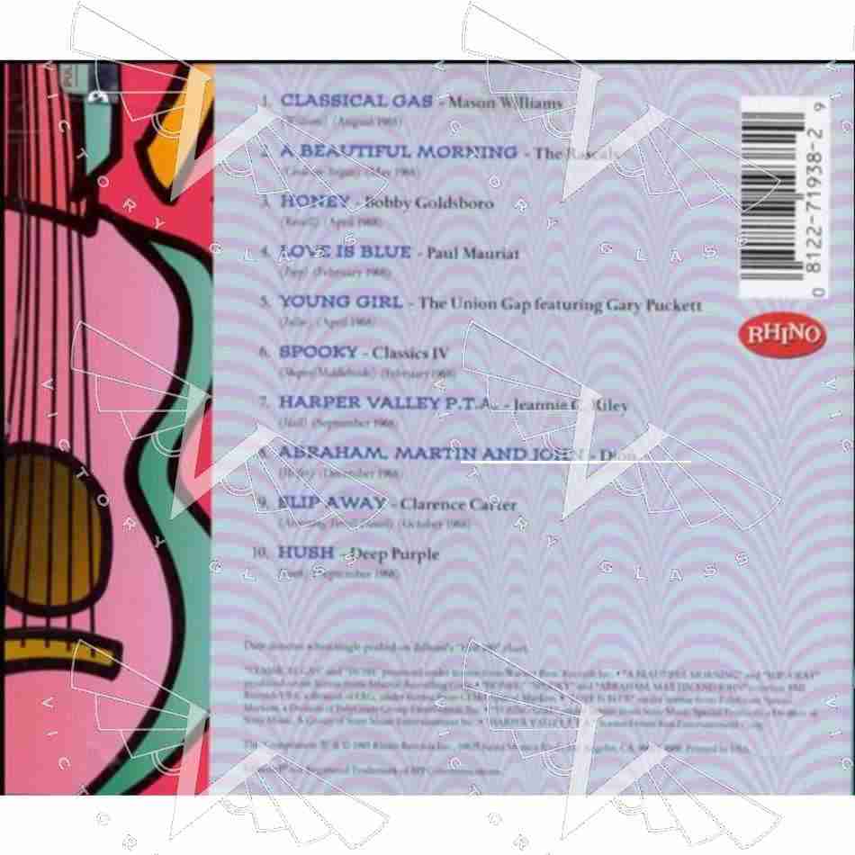 Billboard Top Pop Hits-1968-CD - Victory Glass