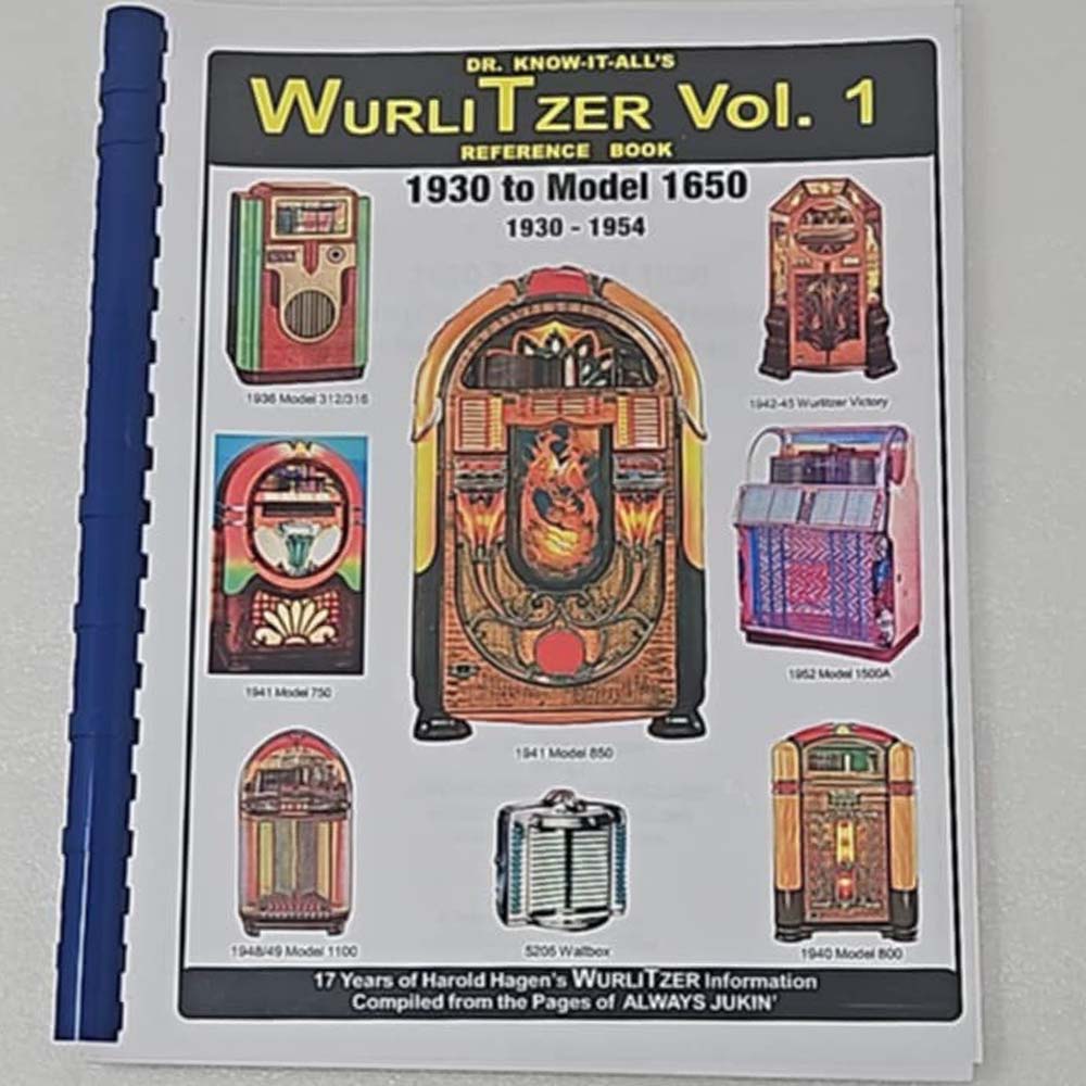 Dr Know-It-All Wurlitzer - Volume 1 Reference Book (1930-1954 ...