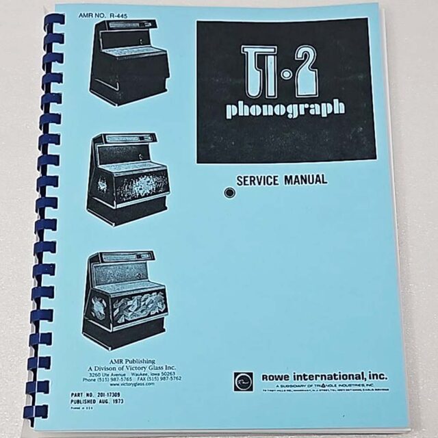 Rowe AMI TI-2 Woodbridge/Rhapsody/Caprice Service Manual R-445 ...