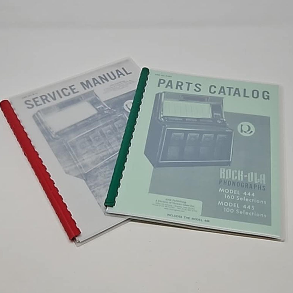 Rock-Ola 444/445 Service Manual and 444/445/446 Parts Manual Set (2 pc ...