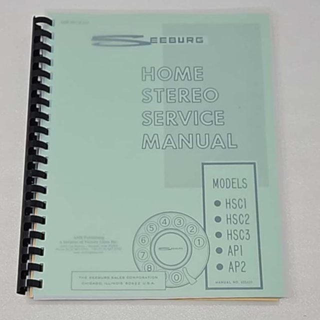 Seeburg HSC1/2/3/AP1/2 Service Manual R-449 - Victory Glass