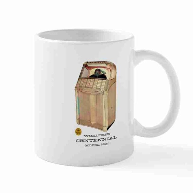 Wurlitzer 1900 11 Oz Ceramic Coffee Mug Victory Glass