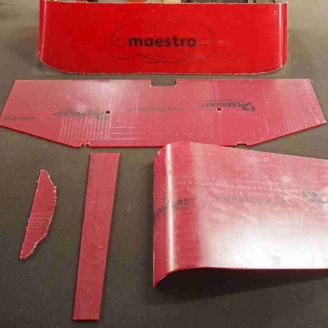 Filben Maestro 5 piece Plastic Set - Red - Victory Glass